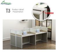 China Customizable Panel Thickness Display Unit Separation Work Areas for Adjustable Height Solutions for sale