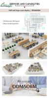 China Customizable Panel Thickness Display Unit Separation Work Areas for Adjustable Height Solutions for sale