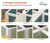 China Customizable Screen Partition Work Position Silver Aluminum Alloy Panels for Partitioning and Adjustable Design for sale