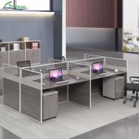 China Aluminum Alloy Glass Panel Screen Partition Work Position for and Stylish Office Environment for sale