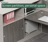 China Aluminum Alloy Glass Panel Screen Partition Work Position for and Stylish Office Environment for sale