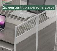 China Aluminum Alloy Glass Panel Screen Partition Work Position for and Stylish Office Environment for sale