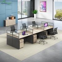 China Aluminum Alloy Glass Panel Screen Partition Work Position for and Stylish Office Environment for sale