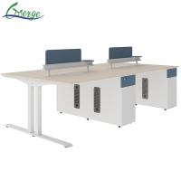 China 4 Compartments Open Space Office Workstation Perfect for Home Office Efficiency for sale