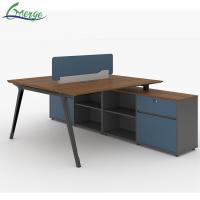China Productive Work Environment Open Space Office Workstation with 2 Shelves and 2 Drawers for sale