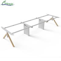 China 60 Inch Open Space Office Workstation Modern Design Style Assembly Required for sale