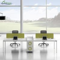 China Customizable Open Space Office Workstation with Lockable Drawers and 2 Drawer Options for sale