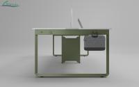 China 2 Drawers 4 Compartments Open Space Office Workstation for Work in Open Office Environment for sale