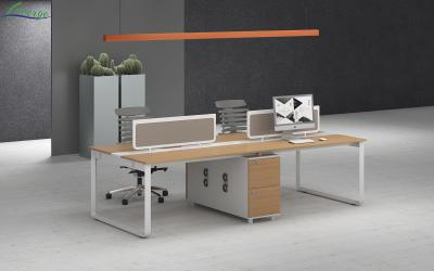 China 2 Drawers 4 Compartments Open Space Office Workstation for Work in Open Office Environment for sale