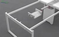 China 2 Drawers 4 Compartments Open Space Office Workstation for Work in Open Office Environment for sale