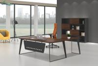 China Wood Material Open Space Office Workstation with 4 Compartments 2 Shelves for sale