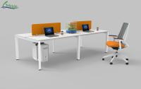 China Organize Your Office with 4 Compartments and 2 Drawers Open Space Office Workstation 60 for sale