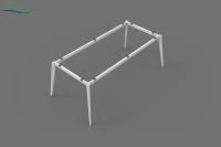 China 2 Shelves Open Space Office Workstation Designed for Home Office 60 inches for sale