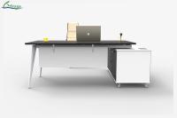 China 2 Shelves Open Space Office Workstation Designed for Home Office 60 inches for sale