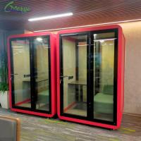 China Create a Productive Environment with Easy Installation Soundproof Phone Booths for Offices Built-in Fan and LED Lighting for sale