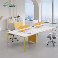 China Adjustable Shelves and Glass Divider Functionality in Open Space Office Workstation for sale