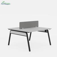 China 1200-1400L*1200-1600W*750H Mm Open Space Office Workstation with Modern Design and Adjustable Shelves for sale