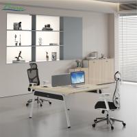 China 1200-1400L*1200-1600W*750H Mm Open Space Office Workstation with Modern Design and Adjustable Shelves for sale
