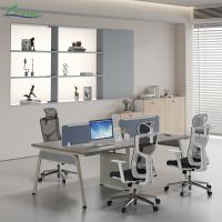 China Upgrade Your Workspace with Office Workstation Of Open Space 2400-2800L*1200-1400W*750H mm and Flexible Shelf Choices for sale