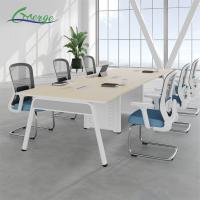 China Conference Desk Office Conference Table with Capacity Options in Rectangular Design for sale
