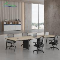 China Conference Desk Office Conference Table with Capacity Options in Rectangular Design for sale