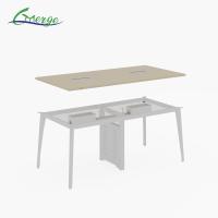 China Transform Your Conference Desk with 4 Player Capacity Arcade Air Hockey Table and Adjustable Difficulty Options for sale