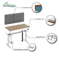China Modern Work Office Desk with Cable Management Uplift Standing Desk 355 Lbs Weight Capacity Modern Style for sale