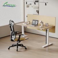 China Modern Work Office Desk with Cable Management Uplift Standing Desk 355 Lbs Weight Capacity Modern Style for sale