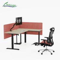 China Modernize Your Workspace with Uplift Power Lift Standing Desk 355 Lbs Weight Capacity for sale