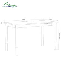 China Versatile Uplift Height Adjustable Workstation for Office Furniture Assemble Video Provided for sale