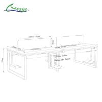 China Improved Workflow with Cable Management Workstation Open Office Space by Office Furniture for sale
