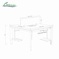 China Functional Storage Wood Space Office Workstation of Open for Productivity for sale