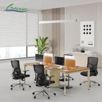 China Maximize Space and Efficiency with Open Space Office Workstation's Adjustable Shelves for sale