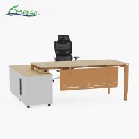 China Functional Cable Management System Commercial Manager Office Desk with Wood/Steel Construction and Laminate Finish for sale