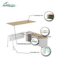 China Commercial Classic Home Office Desks Rectangular Design Office Essential for sale