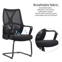 China Best Selling Durable Visitor Single Chair Meeting Room Chair Mesh Fabric Modern Conference Office Chair for sale