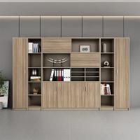 China Wooden Office Filing Cabinets with Locks Bookcases and Storage Cabinets for Office Boss Background Partition Storage Furniture for sale