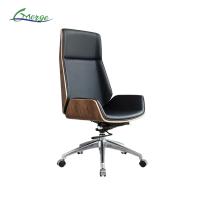 China Ergonomic Office Furniture High Back Leather Pu Executive Office Chair Swivel Feature Traditional Computer Table Office Desk for sale