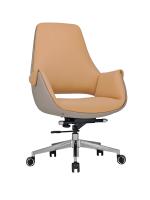 China Wholesale Luxury Mid-Back Leather Office Chair Ergonomic Executive Commercial Furniture Traditional Design for sale