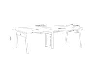 China Modern 4 Person Conference Table with Cable Management for Small Office Meeting Rooms for sale