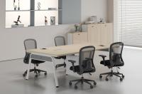 China Modern 4 Person Conference Table with Cable Management for Small Office Meeting Rooms for sale