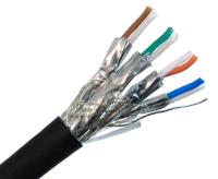 China Blue White Blue Cat 7 Ethernet Cable PVC PE color customized for sale