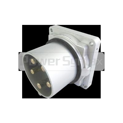 China IP67 380V High Current Panel Mounted Appliance Inlet Plug PowerSyntax Part No. 75287 for sale