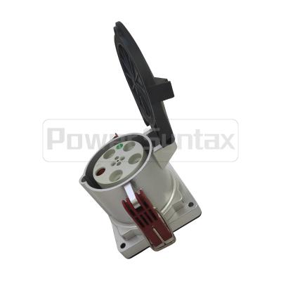 China 4P 160A IP67 380V High Current Industrial Sockets Part Heavy Duty No. 75241X for sale