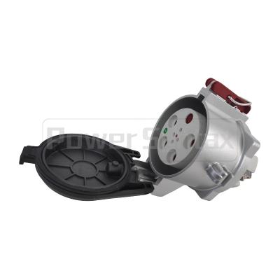 China Heavy Duty High Current Industrial Socket PowerSyntax 5P 400A IP67 415V No. 75136 for sale