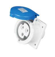 China 3 Poles Industrial Plug Sockets Straight Receptacle Type 3rd Generation for sale