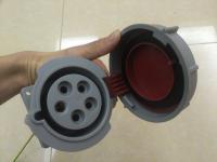 China IP67 Watertight 3 Phase Industrial Socket 5 Pin 400V Heat Resistant for sale