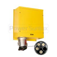 China PowerSyntax 4P 630 Amp 400V IP67 Heavy Duty High Current Built-in Terminal Wall Mounted Receptacle Part No. 75150 for sale
