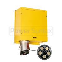 China PowerSyntax 5P 630 Amp 400V IP67 Heavy Duty High Current Built-in Terminal Wall Mounted Receptacle Part No. 75151 for sale