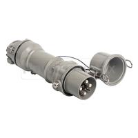 China PowerSyntax Shore Power High Current Industrial Male Plug Straight Type 4P 250A 400V IP67 Part No. MB250A-AP-S for sale